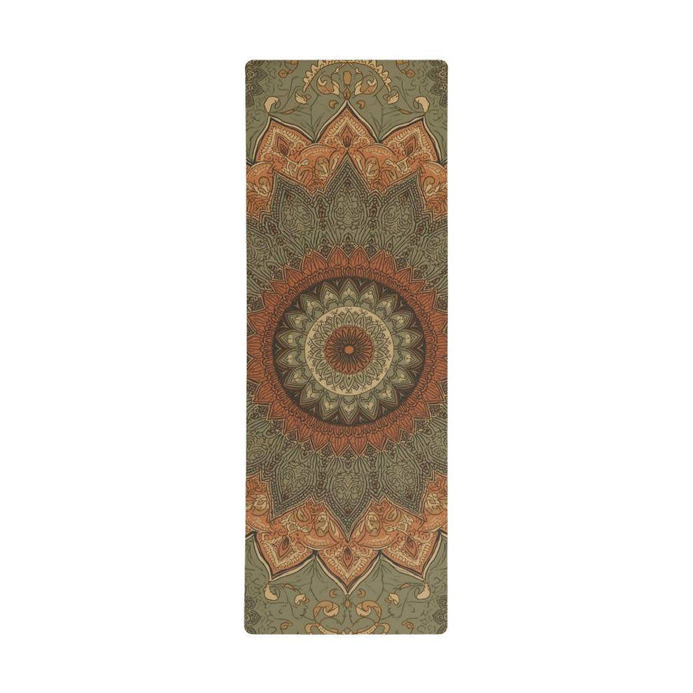 Mandala Rubber Yoga Mat | Non-Slip Suede Yoga Mat for Balance, Comfort ...